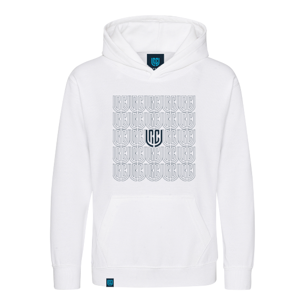 Outline URC Logo White Kids Hoodie – United Rugby Championship