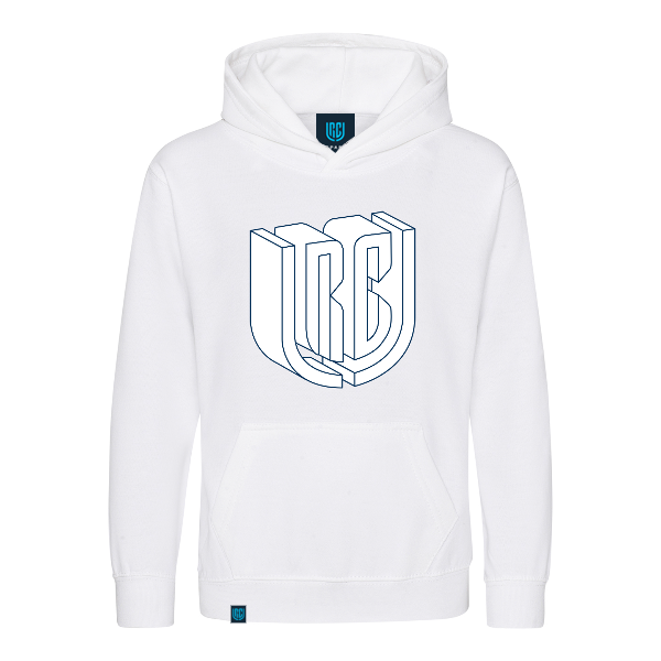 White URC Logo White Kids Hoodie – United Rugby Championship